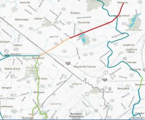 Map - Newtown Rail Trail